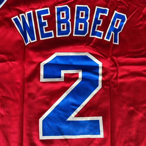 Champion | Shirts | Vintage Washington Bullets Chris Webber Rookie ...